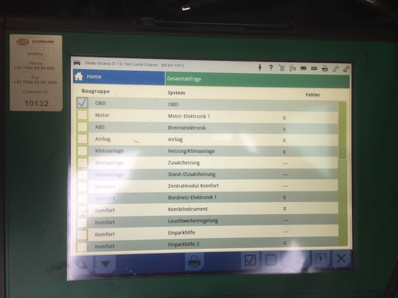 Car test machine – Auntie Helen